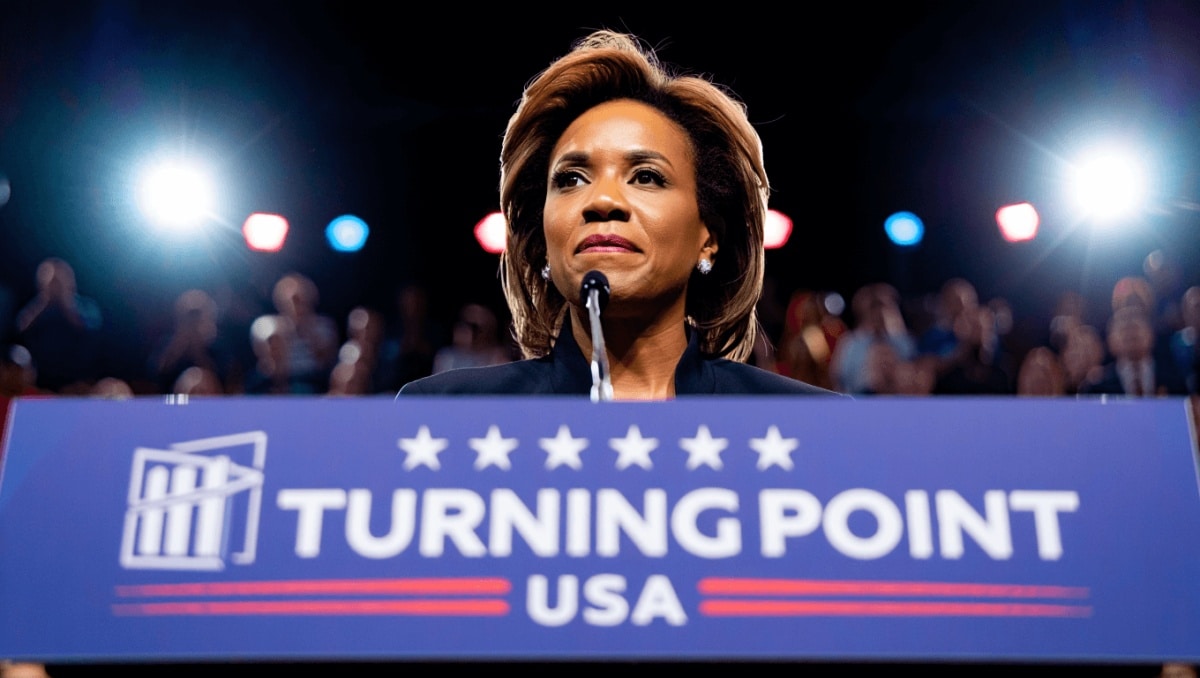 Erika Kirk memes flood social media after theatrical Turning Point ...